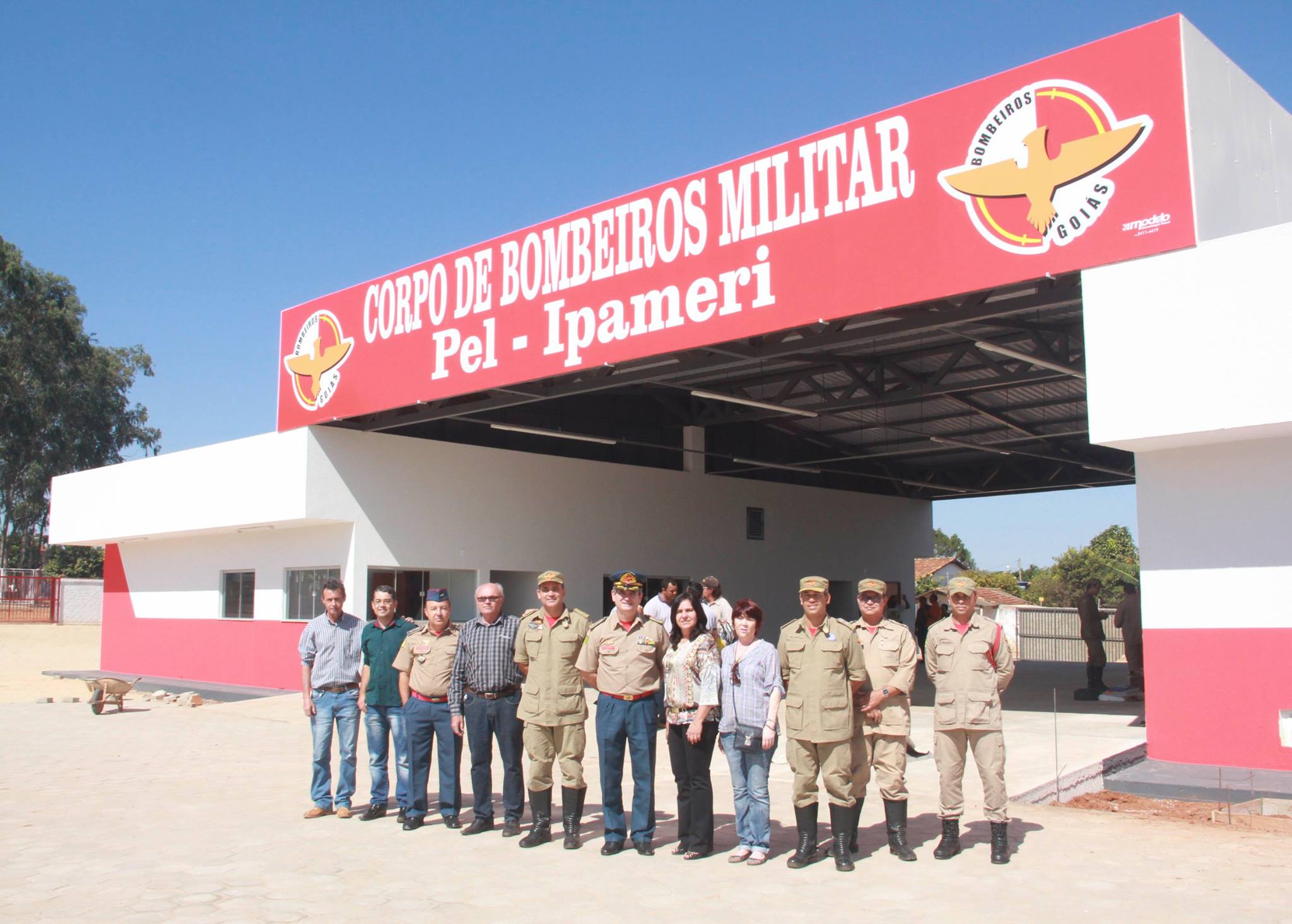 Vistoria técnica a obra de construção da unidade do corpo de bombeiros ...
